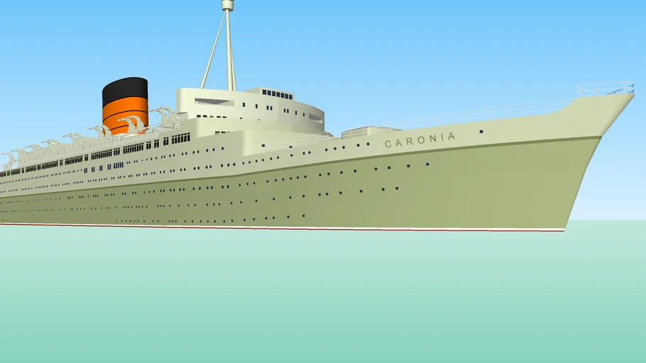 R.M.S. Caronia (1949) - W.I.P. | 3D Warehouse