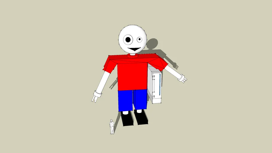 Wii man | 3D Warehouse