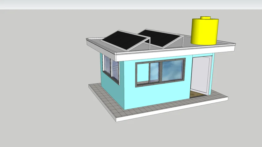 Pos Satpam | 3D Warehouse