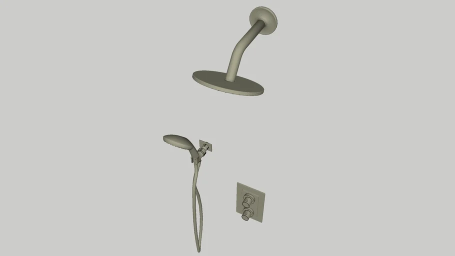 Shower set 10-22 | 3D Warehouse