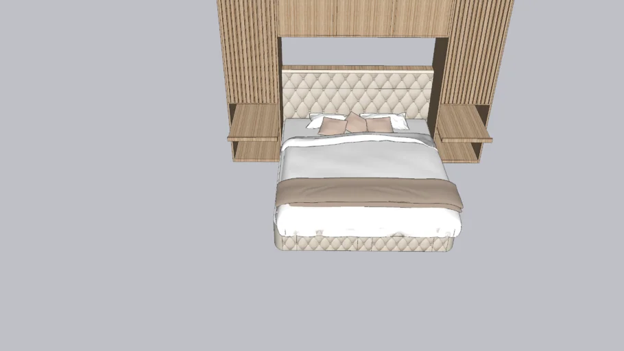 bed with wardrobe | 3D Warehouse