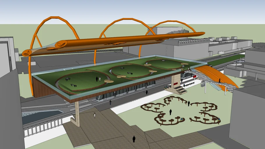 ARCH1101 EXP2 Light Rail Emily Su | 3D Warehouse