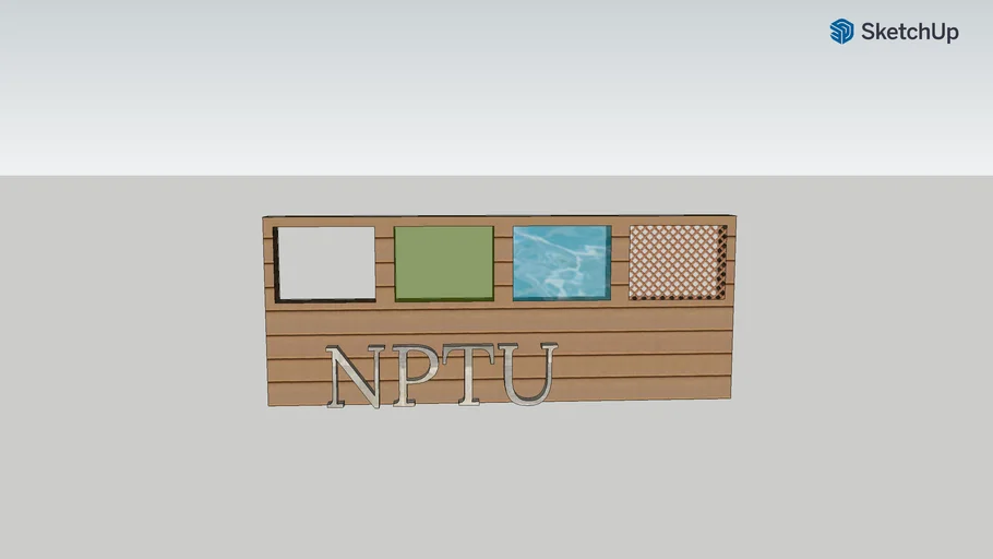 nptu wall | 3D Warehouse