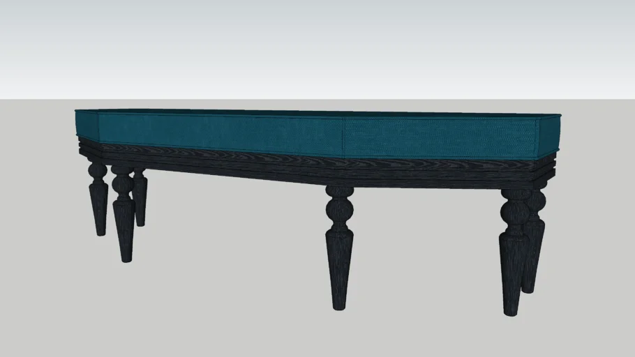 133 indochine bench cuối giường | 3D Warehouse