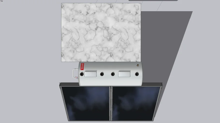 Solar water collector SWH | 3D Warehouse