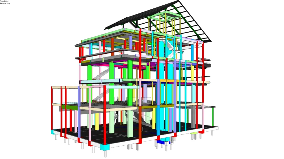 Struktur Rumah AS | 3D Warehouse