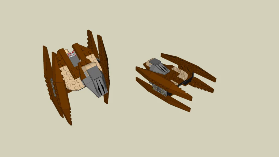 LEGO STAR WARS #7111 Droid Fighter | 3D Warehouse