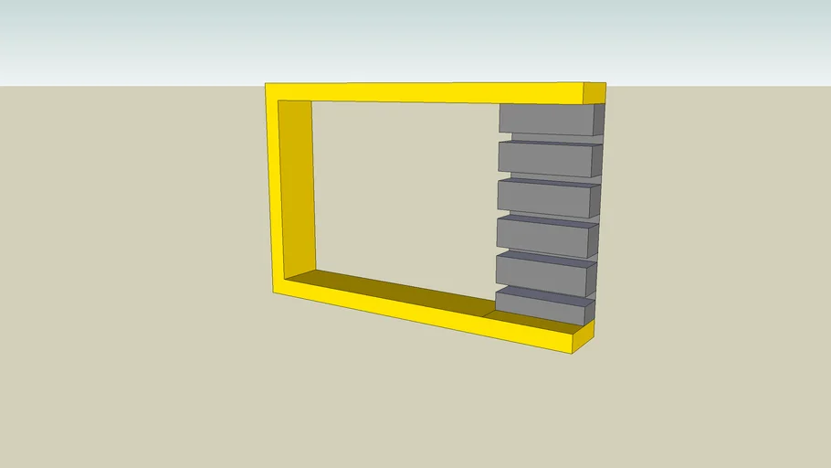 nice window frame | 3D Warehouse