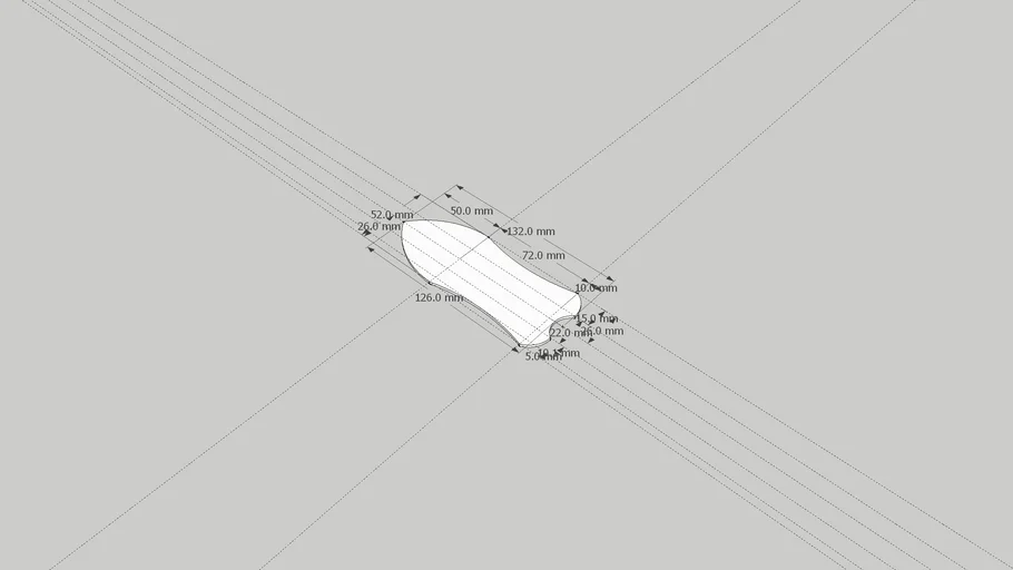 Skimboard vue filaire | 3D Warehouse