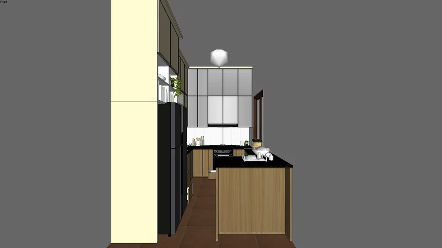 Custom Kitchen Set - Enscape Ready | 3D Warehouse