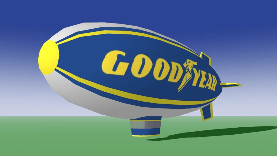 Model of the Goodyear Blimp | 3D Warehouse