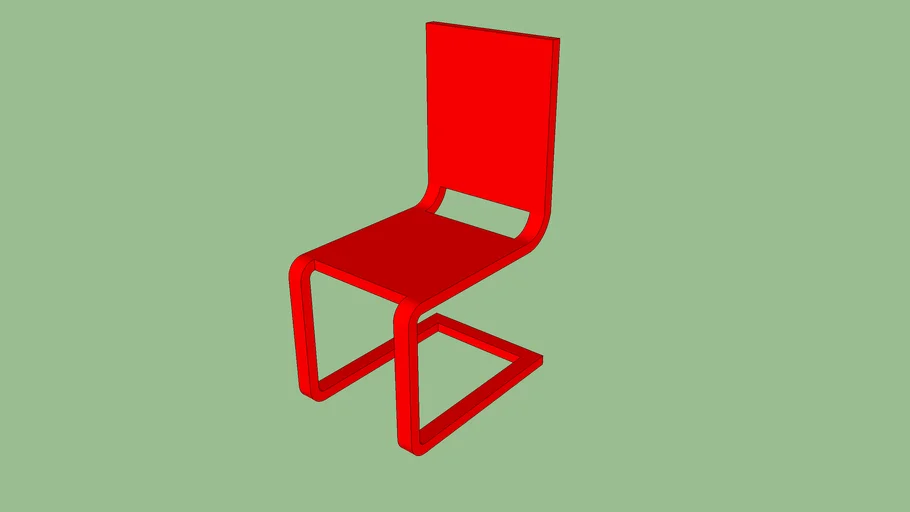 red chair | 3D Warehouse