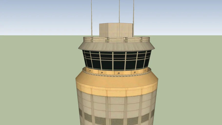 KATL Air Traffic Control Tower (Non-see thu) | 3D Warehouse
