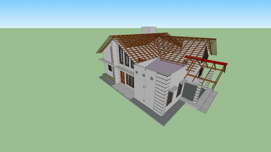 House Model Single Story | 3D Warehouse