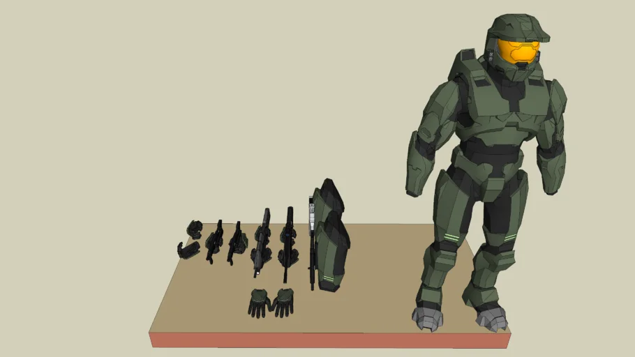 Master Chief | 3D Warehouse