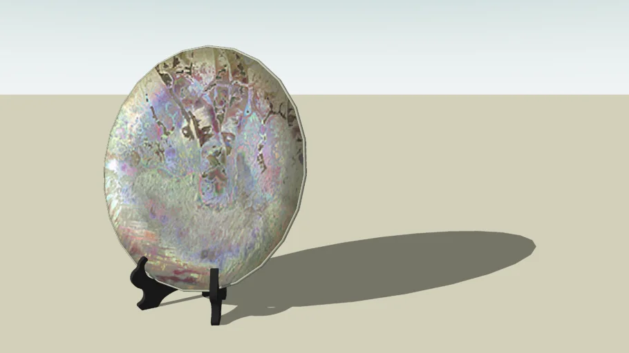 Decorative Plate and Stand | 3D Warehouse
