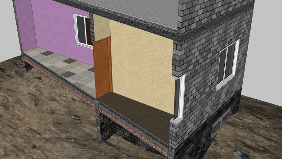 Aziz House Section | 3D Warehouse