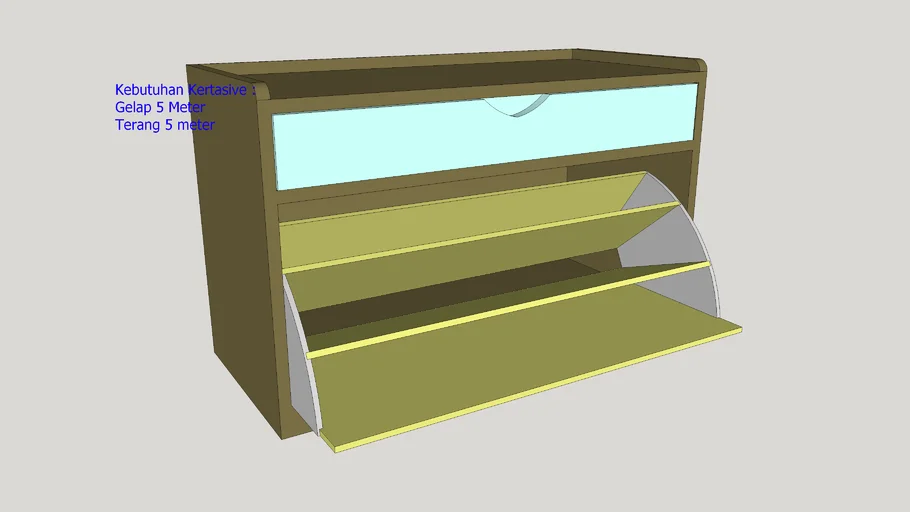 RAK SEPATU | 3D Warehouse