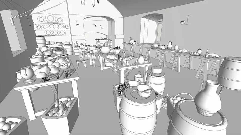 Medieval Kitchen | 3D Warehouse