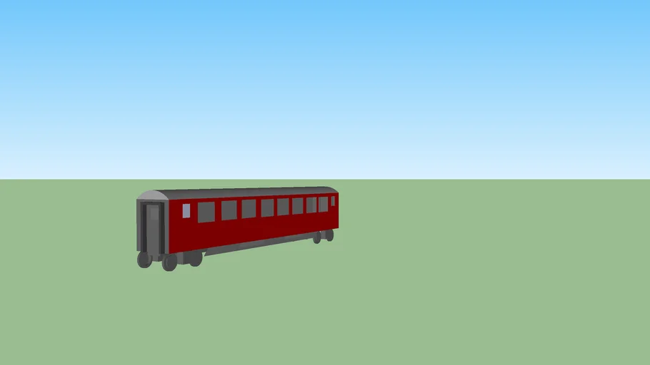 Red Coach - Sketchby | 3D Warehouse