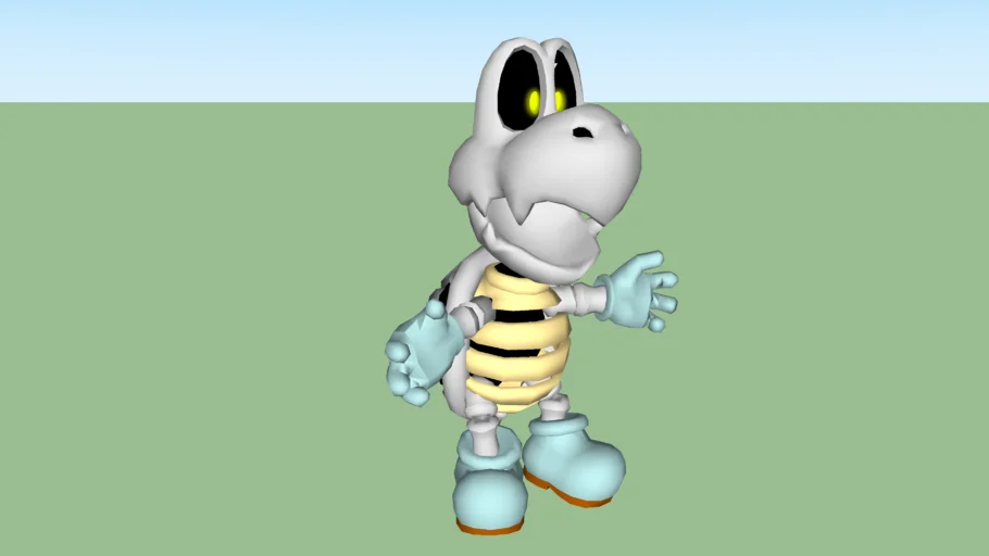 SSBB Dry Bones Trophy Rip | 3D Warehouse