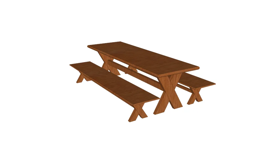 mesa de madeira | 3D Warehouse