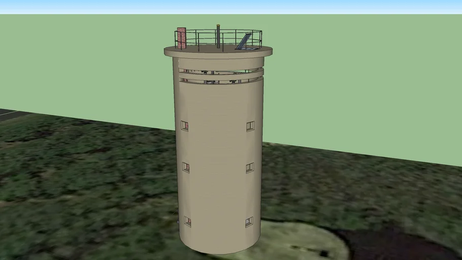 Fort Miles Coast Artillery Fire Control Tower 01 | 3D Warehouse