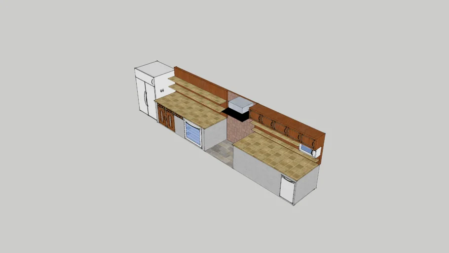 Advanced Kitchen Counter | 3D Warehouse