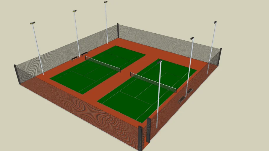Tennis Courts | 3D Warehouse