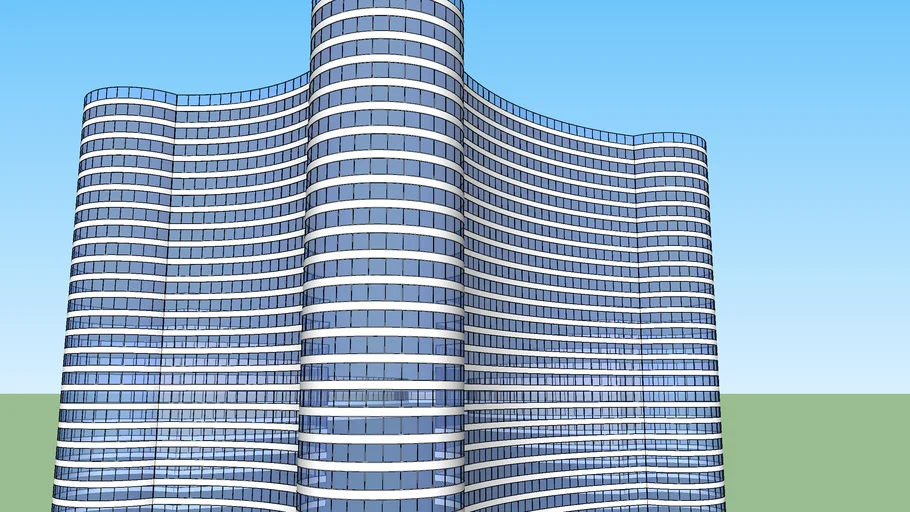 High Rise Realistic Building by Sonti W. | 3D Warehouse