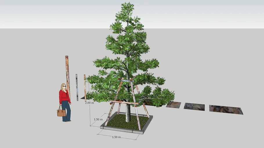 Tree support 2 | 3D Warehouse