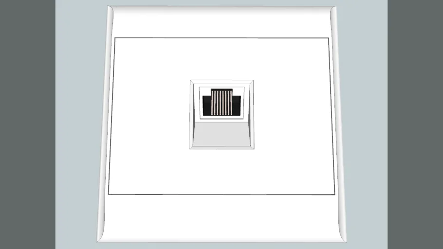 LAN socket | 3D Warehouse