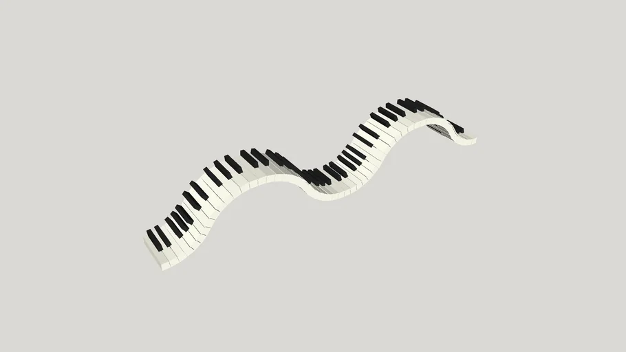 Wavy Keyboard | 3D Warehouse