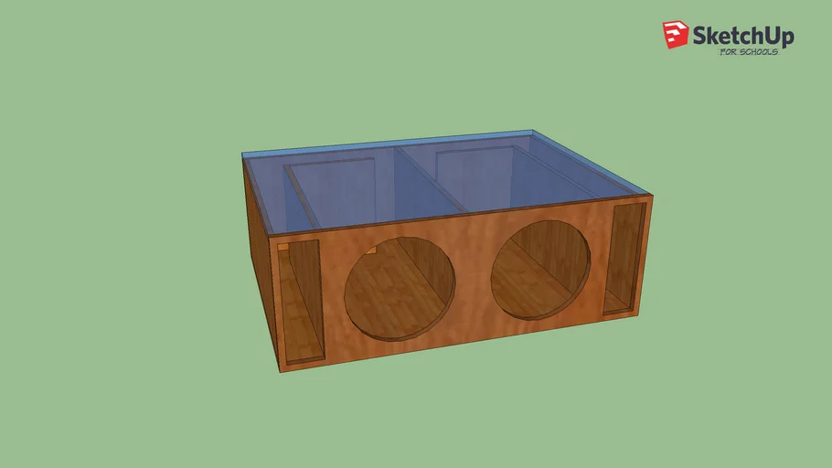 Dual 12' Sub Box | 3D Warehouse