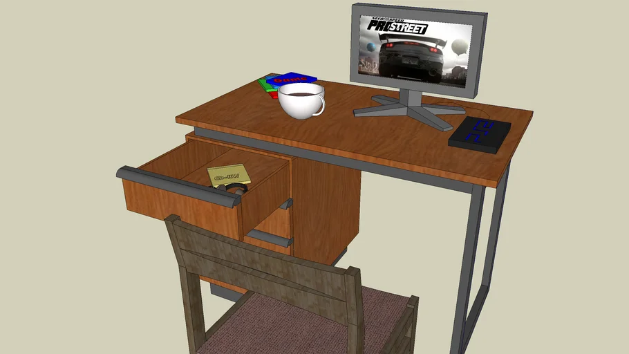 Computer desk | 3D Warehouse