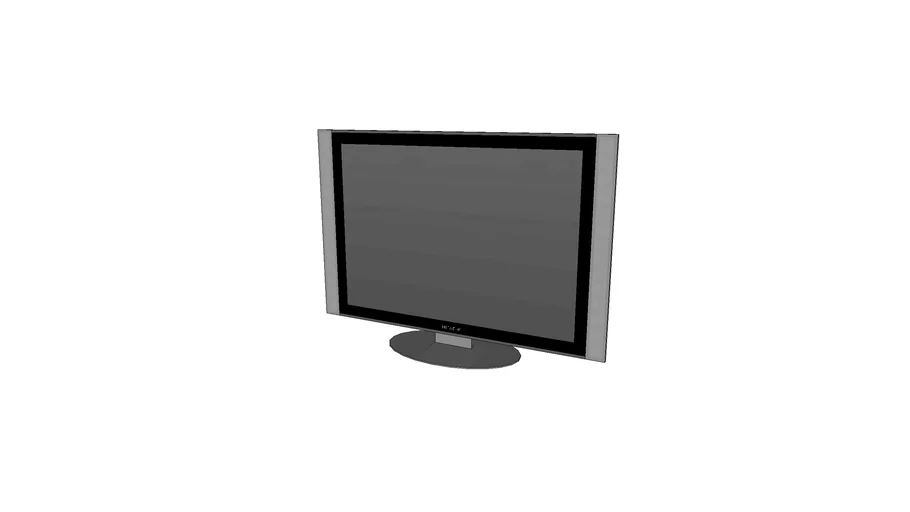 Hitachi 42' Plasma TV | 3D Warehouse
