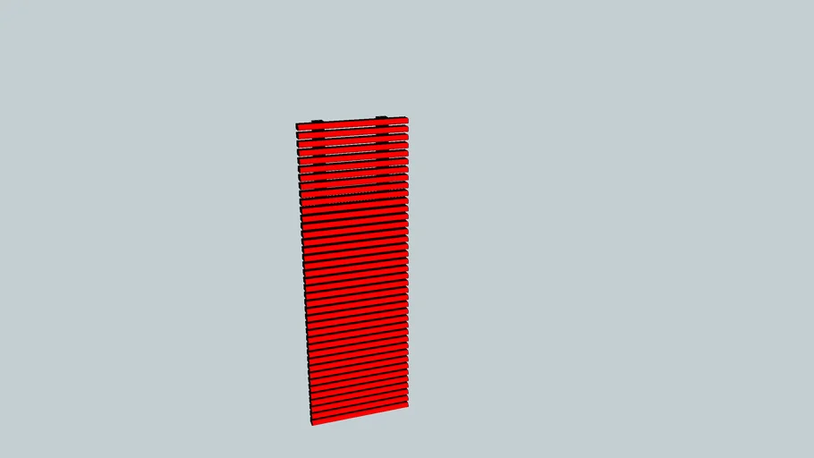 Red LED Tubes with Support | 3D Warehouse