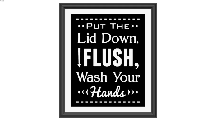 put the lid down | 3D Warehouse