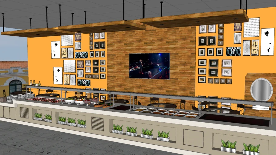 RESTAURANTE - BUFFET | 3D Warehouse