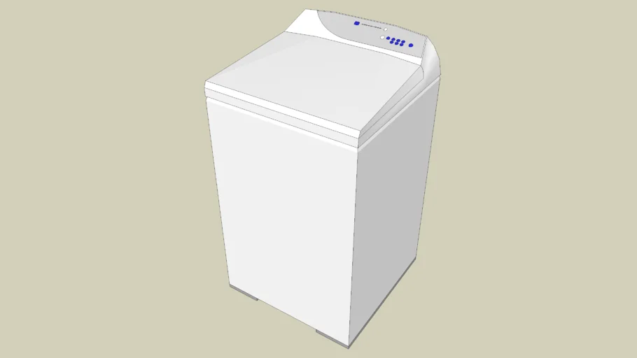 F&P Washing Machine 5.5kg | 3D Warehouse