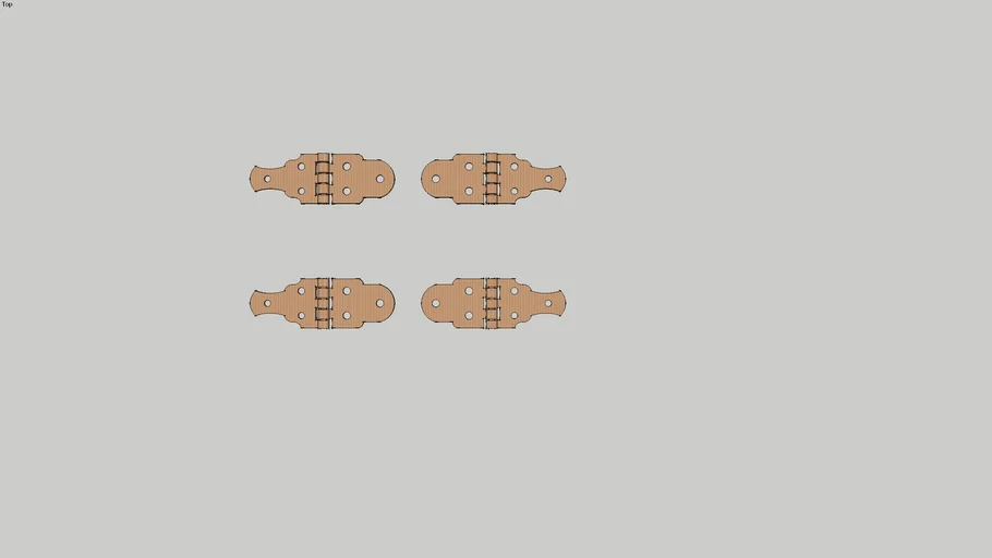 Gate hinges | 3D Warehouse