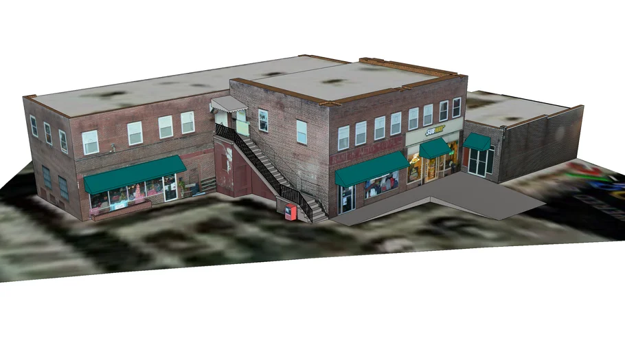 Jefferson Main Street in 3D - Maddox Building | 3D Warehouse