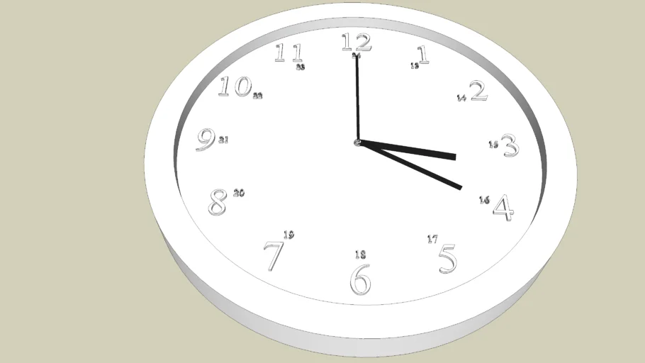 Clock | 3D Warehouse