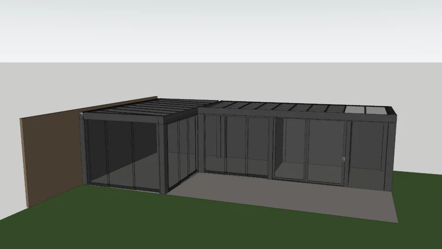 L form Cube Veranda | 3D Warehouse