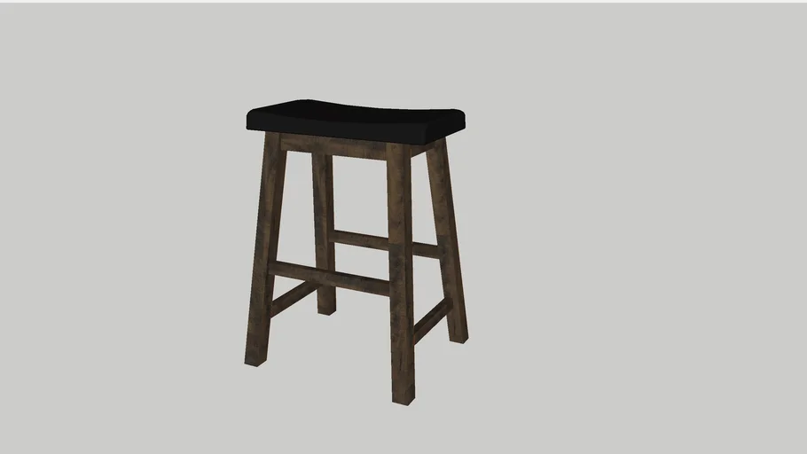 zen stool | 3D Warehouse