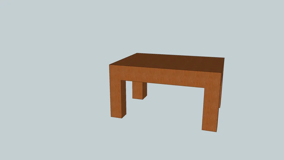 Wooden Table | 3D Warehouse