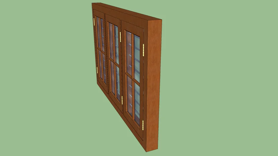 DIBAC KITCHEN WINDOW-3 LEAF - KERALA | 3D Warehouse