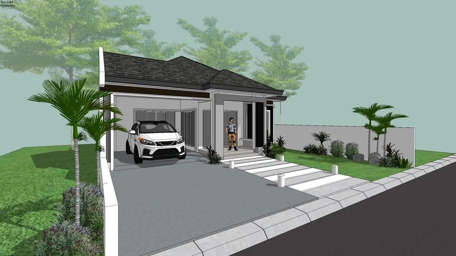 one-storey resiDence | 3D Warehouse