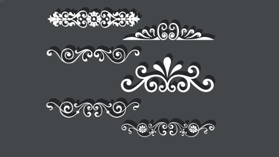Ornamental Wrought Iron Pattern 06 | 3D Warehouse
