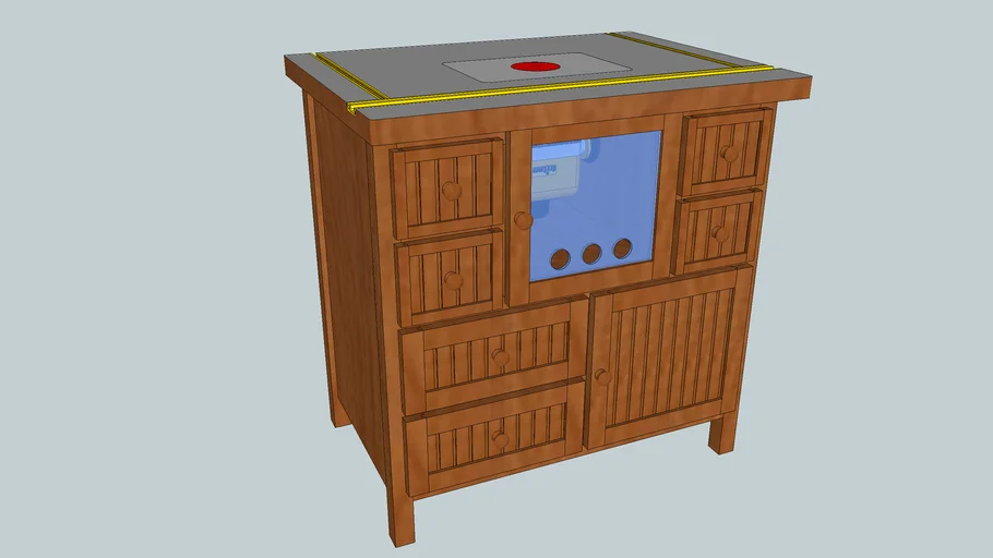 Router Table | 3D Warehouse